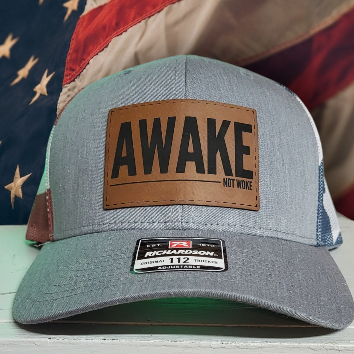 AWAKE NOT WOKE HAT – 13 STAR APPAREL