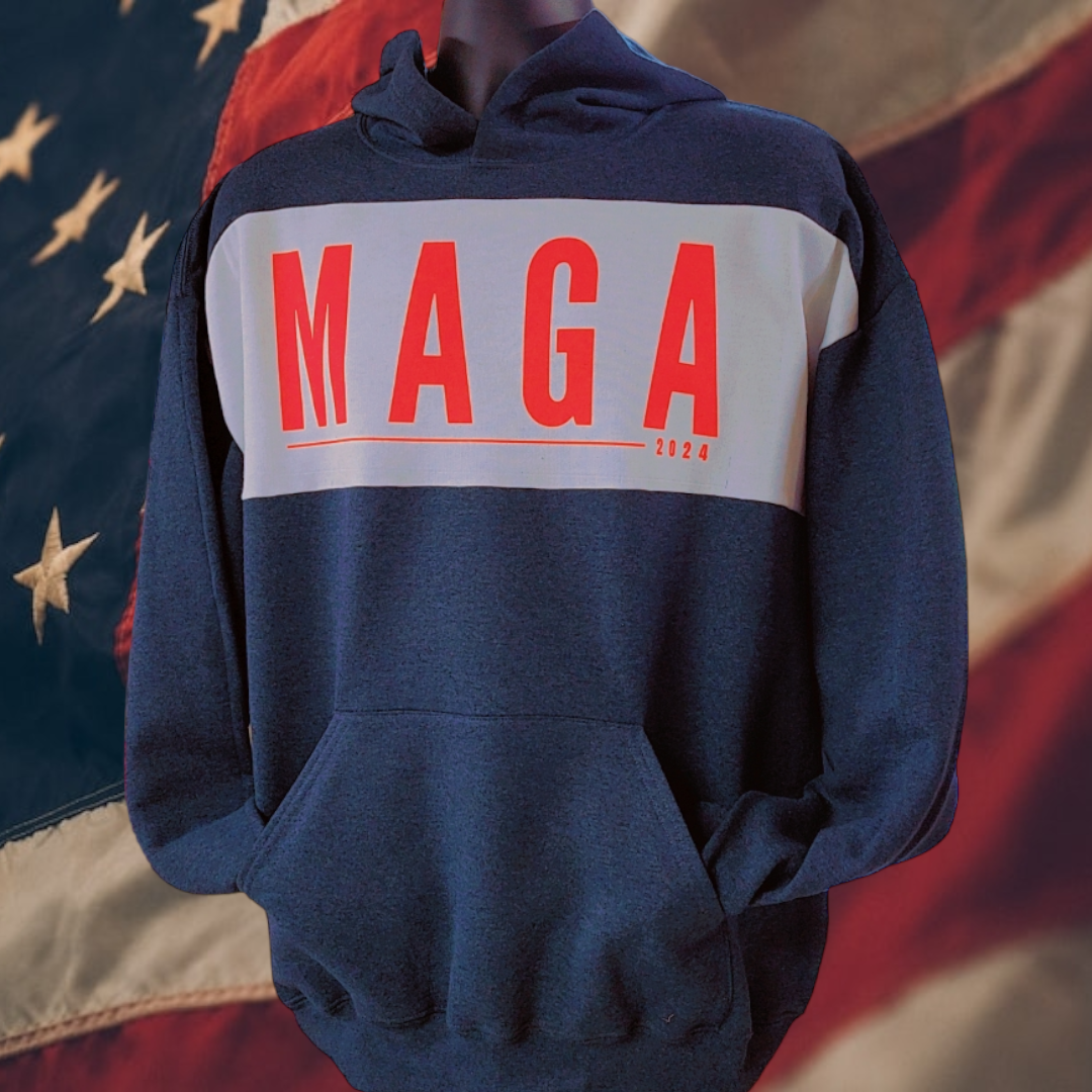 MAGA 2024 HOODIE – 13 STAR APPAREL